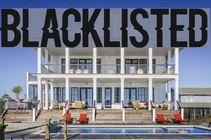 Blacklisted Font - FFonts.net