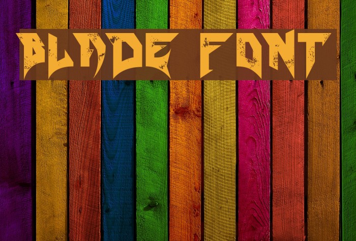Blade Font - FFonts.net