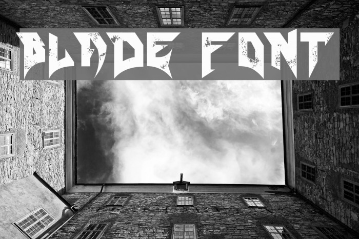 Blade Font - FFonts.net