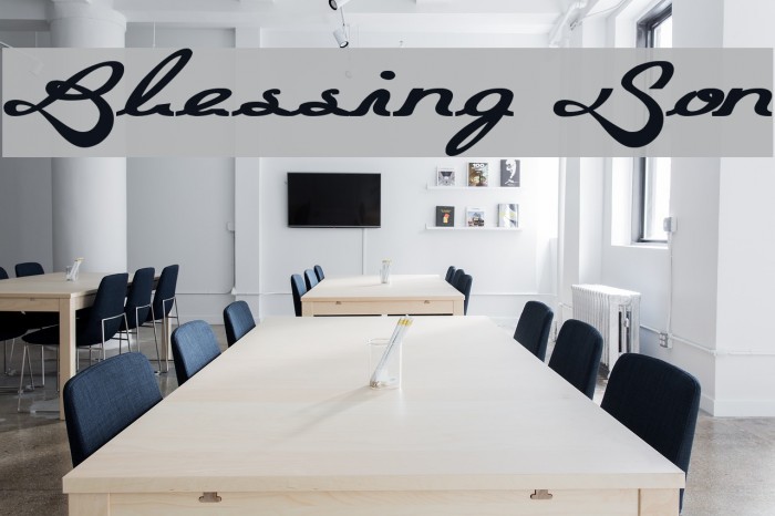 Blessing Son Font - FFonts.net