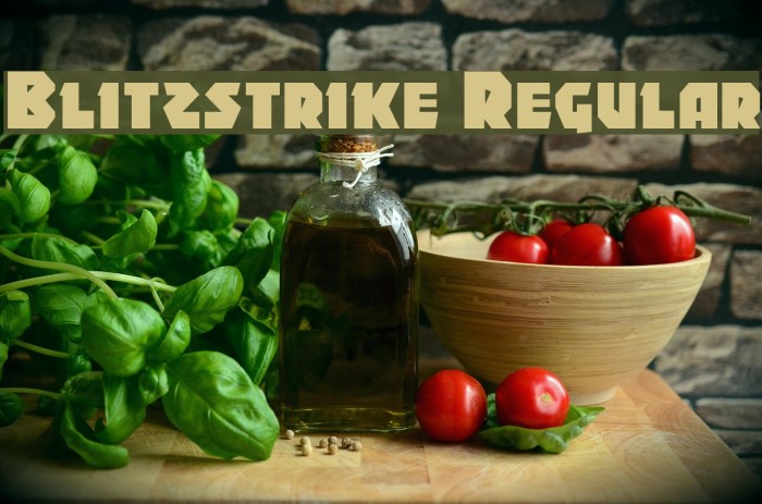 Blitzstrike Regular Font - FFonts.net