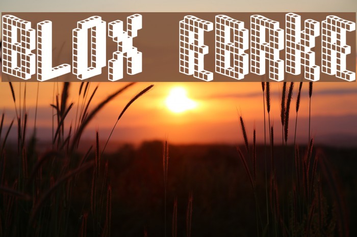 Blox [BRK] Font - FFonts.net