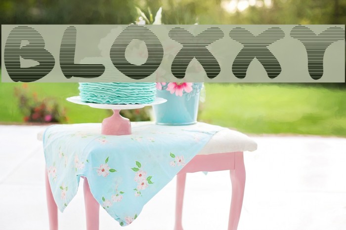 Bloxxy Font - FFonts.net