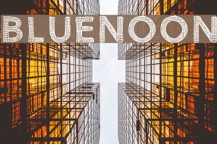 BlueNoon Font - FFonts.net