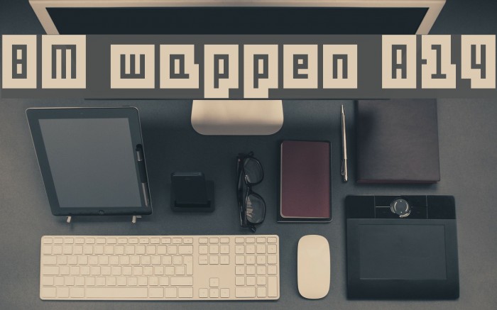 BM wappen A14 Font - FFonts.net