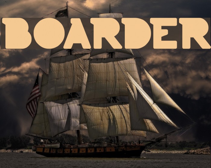 BOARDER Font - FFonts.net