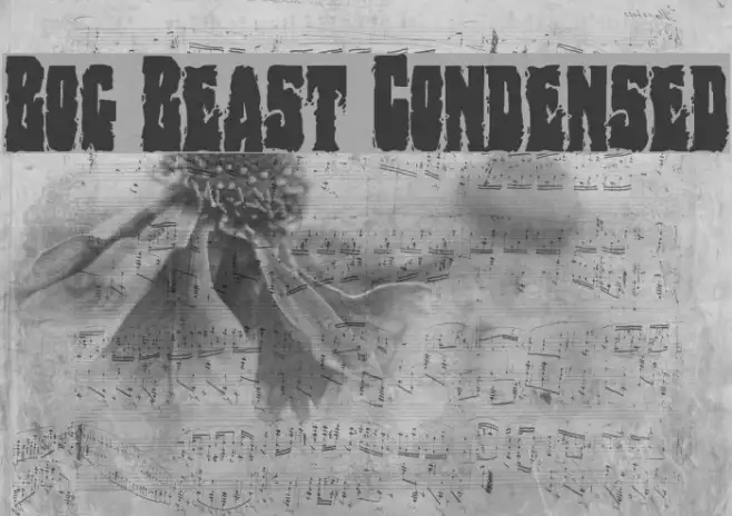 Bog Beast Condensed Font | Free Download (TTF/OTF) | FFonts.