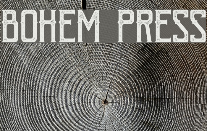 Bohem Press Font - FFonts.net