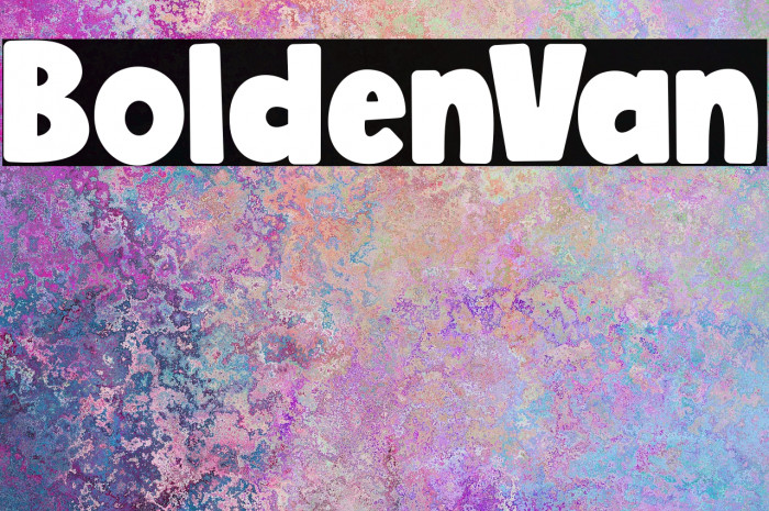 BoldenVan Font - FFonts.net