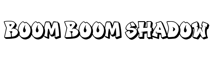 Boom Boom Shadow Font - FFonts.net Boom Boom Shadow Font - FFonts.net