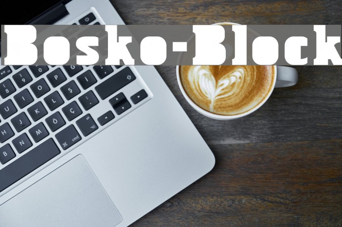 Bosko-Block Font - FFonts.net