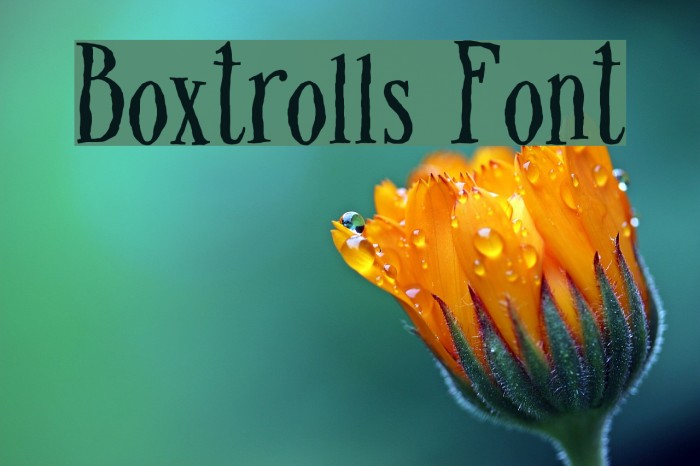 Boxtrolls Font Font - FFonts.net