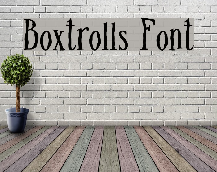 Boxtrolls Font Font - FFonts.net