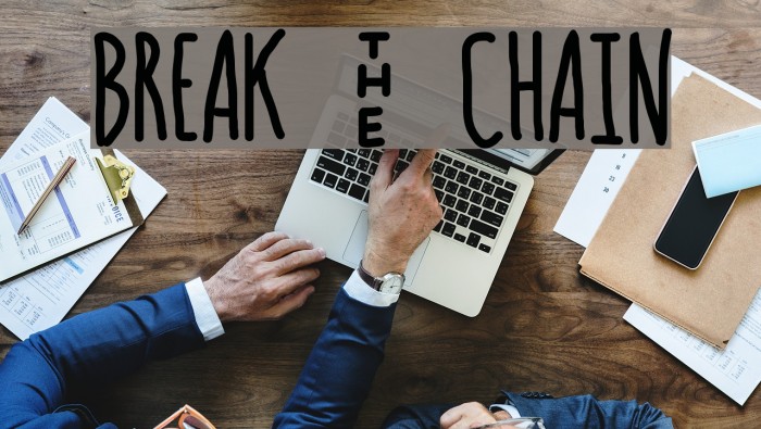 BREAK - CHAIN Font - FFonts.net