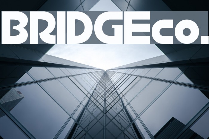 BRIDGEco. Font - FFonts.net