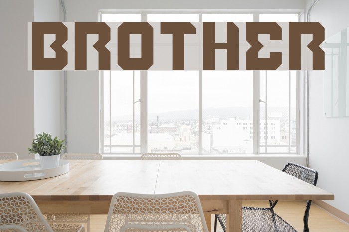 BROTHER Font - FFonts.net