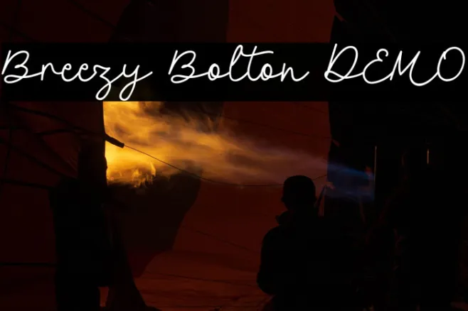 Breezy Bolton DEMO Font - Free Download (TTF/OTF) | FFonts.n