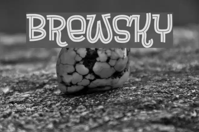 Brewsky Fuente - FFonts.net