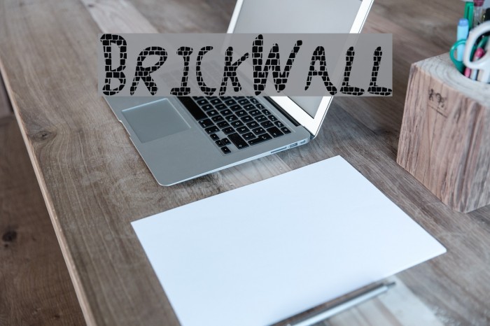 Brick_Wall Font - FFonts.net