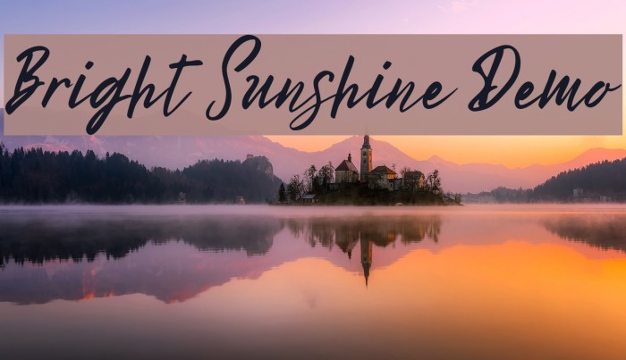 Bright Sunshine Demo Font - FFonts.net