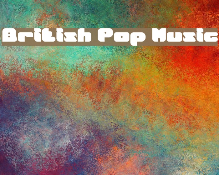 British Pop Music Font - FFonts.net