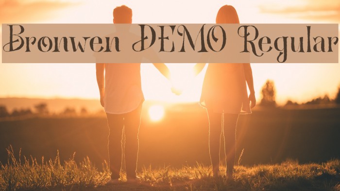 Bronwen DEMO Regular Font - FFonts.net