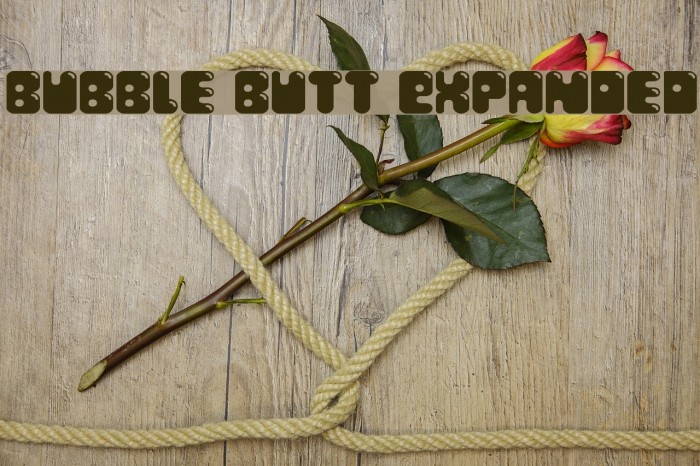Bubble Butt Expanded Font - FFonts.net