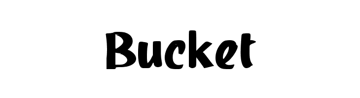 Bucket Font - FFonts.net Bucket Font - FFonts.net