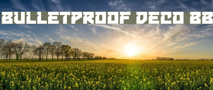 Bulletproof Deco BB Font - FFonts.net