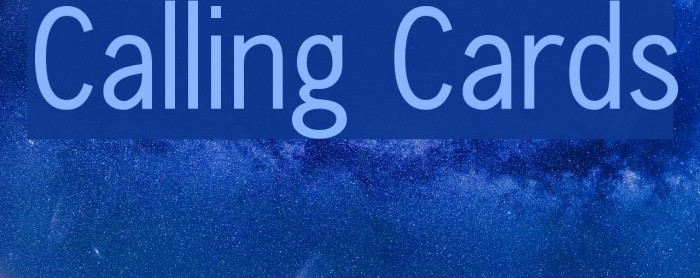 Calling Cards Font - FFonts.net