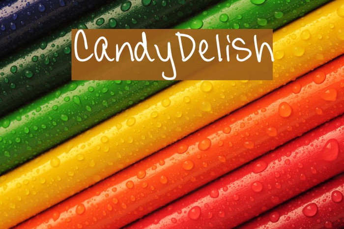 CandyDelish Font - FFonts.net
