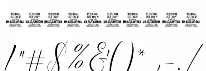 CantonaScript Fuente - FFonts.net