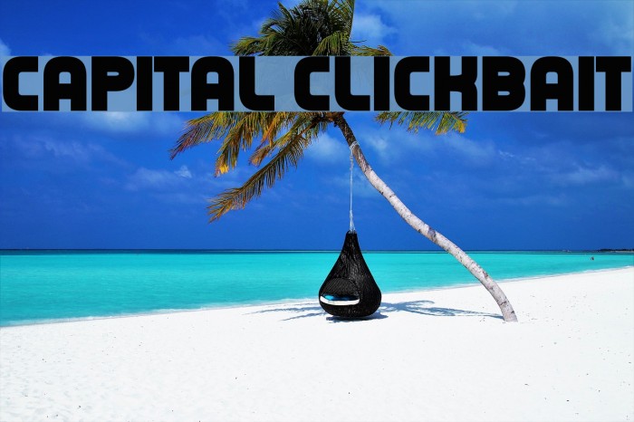 Capital Clickbait Font - FFonts.net