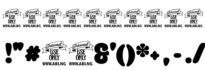 Caprica Script Upr Personal Use Font - FFonts.net