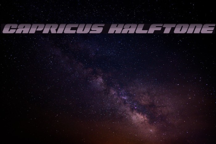 Capricus Halftone Font - FFonts.net