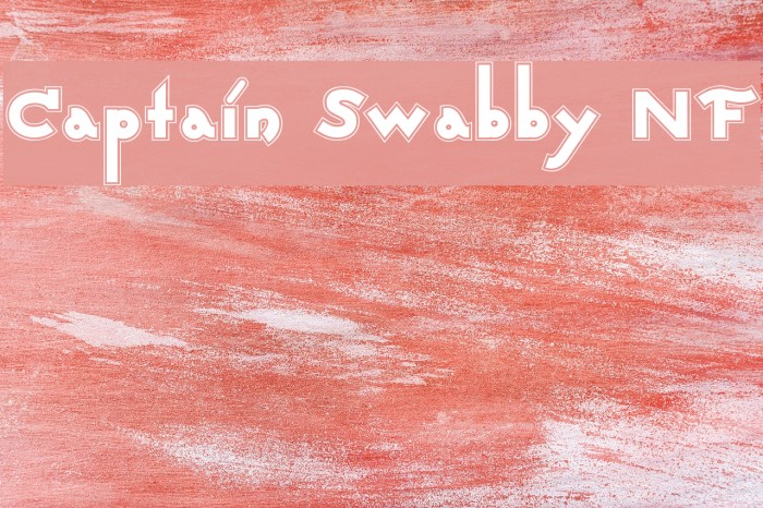 Captain Swabby NF Font - FFonts.net