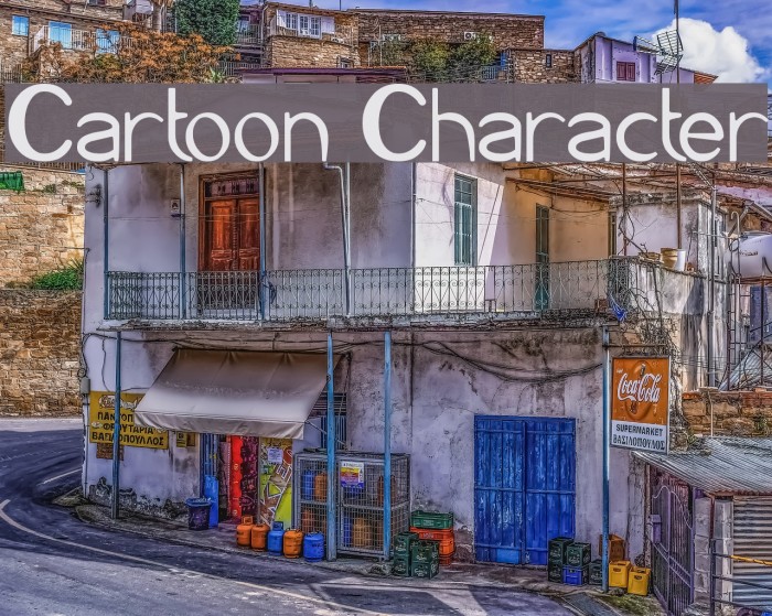 Cartoon Character Font - FFonts.net