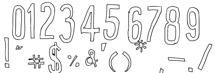 Cartoon East Outline Font - FFonts.net