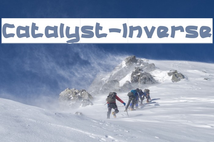 Catalyst-Inverse Font - FFonts.net