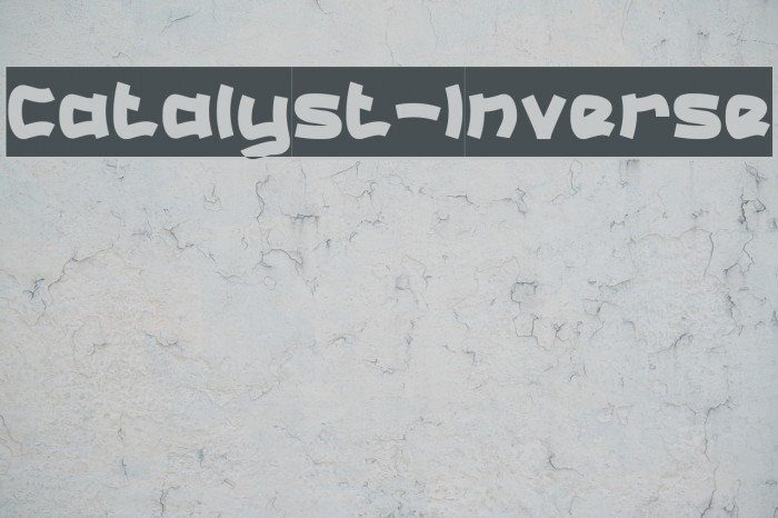 Catalyst-Inverse Font - FFonts.net