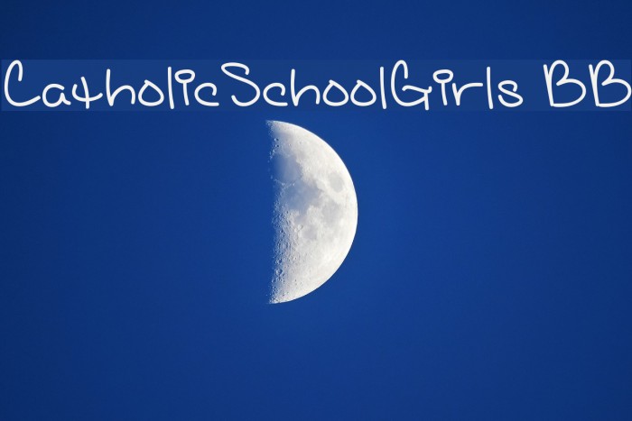 CatholicSchoolGirls BB Font - FFonts.net