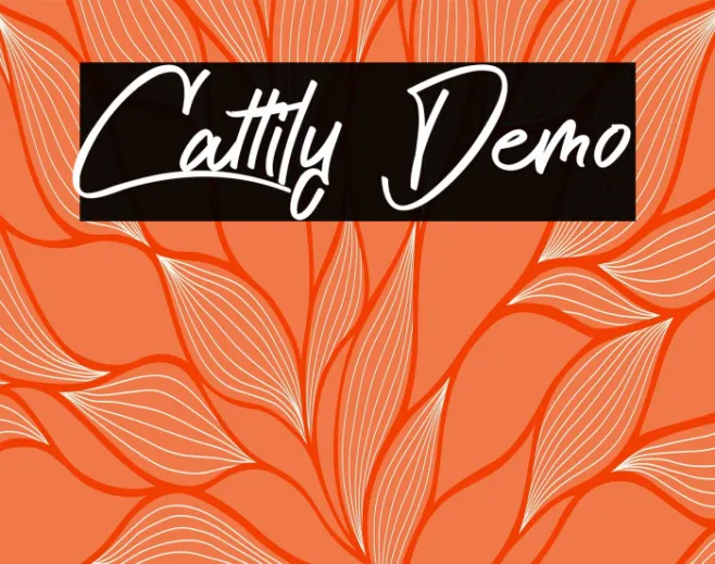 Cattily Demo Fuente - FFonts.net