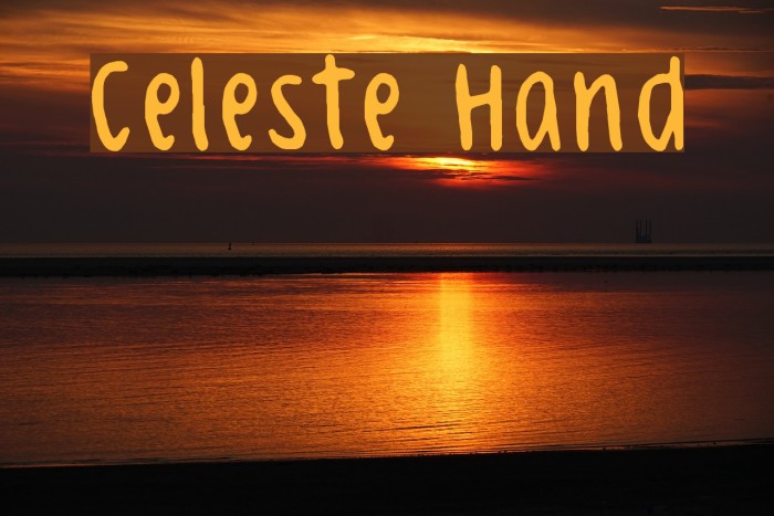 Celeste Hand Font - FFonts.net