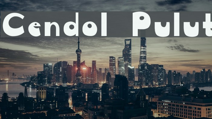 Cendol Pulut Font - FFonts.net