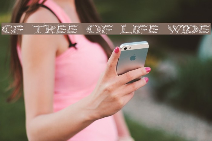 CF Tree of Life Wide Font - FFonts.net