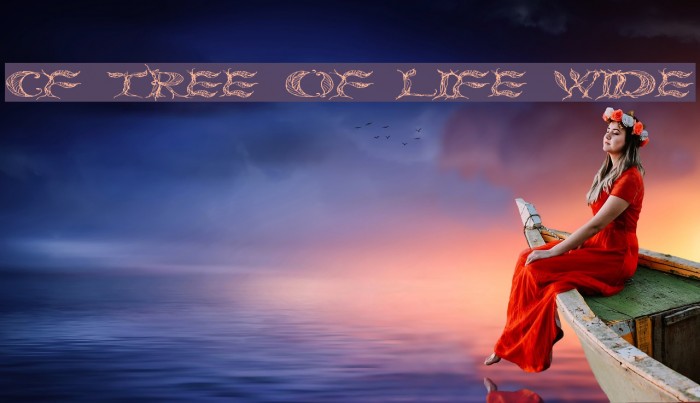 CF Tree of Life Wide Font - FFonts.net