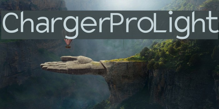 Charger Pro Light Font - FFonts.net