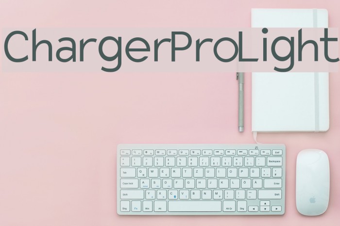 Charger Pro Light Font - FFonts.net