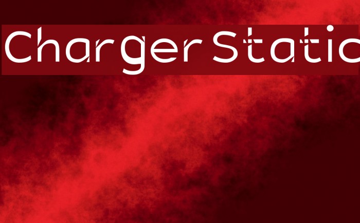 Charger Static Font - FFonts.net