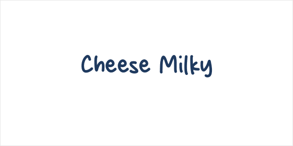 Cheese Milky Font | Free Download (TTF/OTF) | FFonts.net